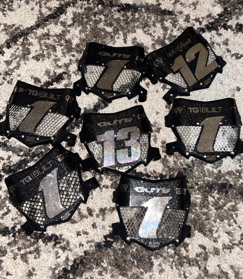 Vented Number Plate – Fluff Designs