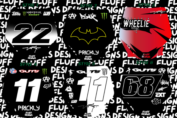 Stark Varg Front Number Plate Decal – Fluff Designs